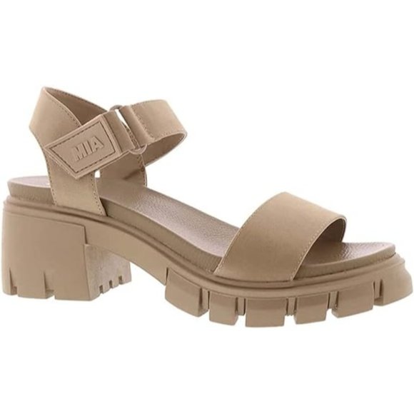 MIA | Shoes | Mia Womens Skylar Platform Sandal Stone Size 1m Nwb ...